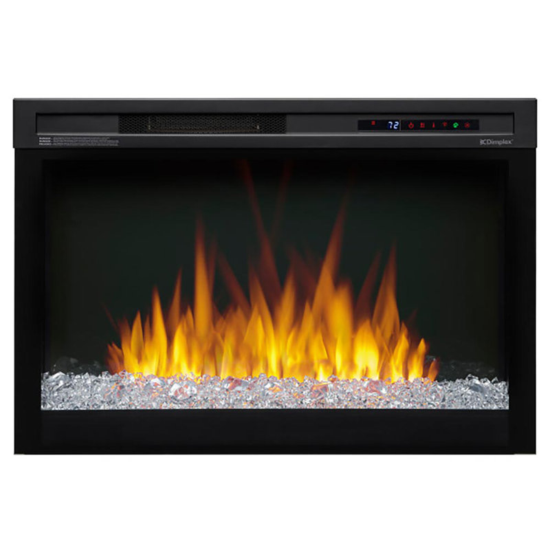 Dimplex 33-In Multi-Fire XHD Contemporary Electric Fireplace Insert with Acrylic Embers - 1000 ...